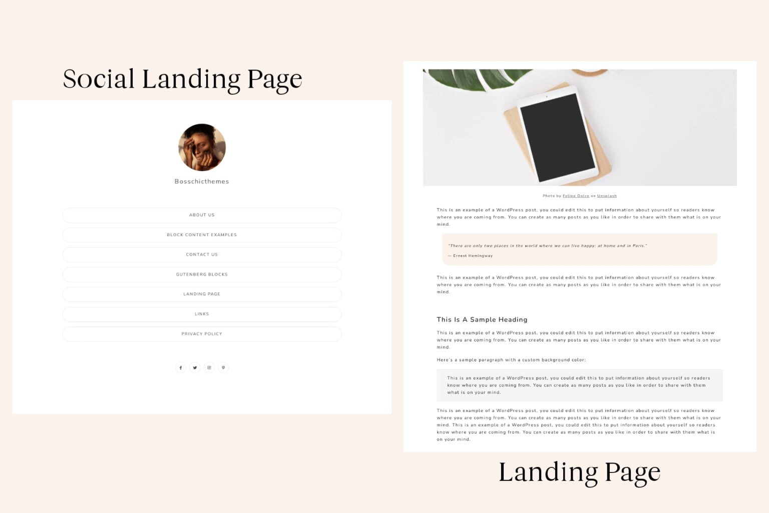 Mora Theme - ChicPixies